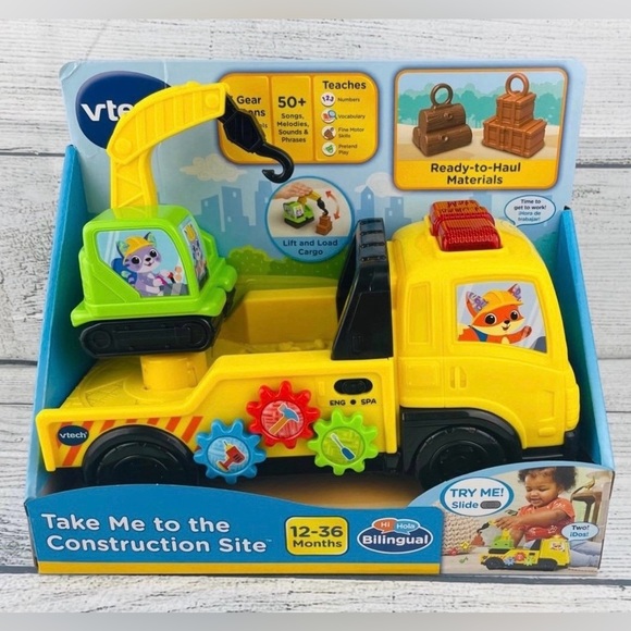 vtech | Toys | Vtech Take Me To The Construction Site Vehicle ...